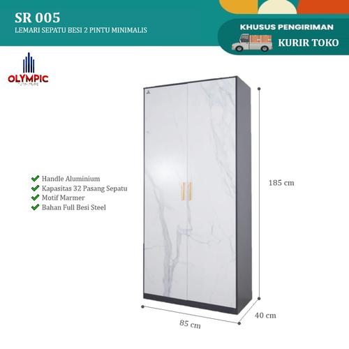 Promo Lemari Sepatu Besi 2 Pintu Jumbo Olymsteel/ Rak Sepatu Plat Besi SR 005 - Kota Tangerang ...