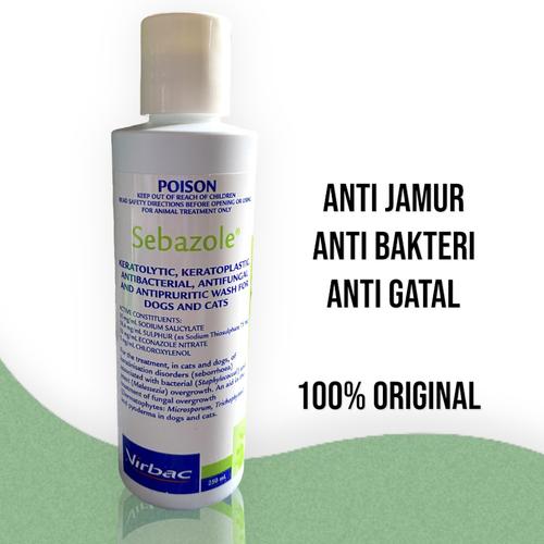 Jual Sebazole 250 ml / Shampoo anti jamur, gatal, bakteri/ Original ...
