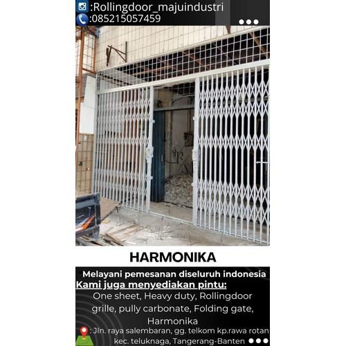 Jual pintu harmonika, dengan plat besi tipe harmonika standar cocok ...