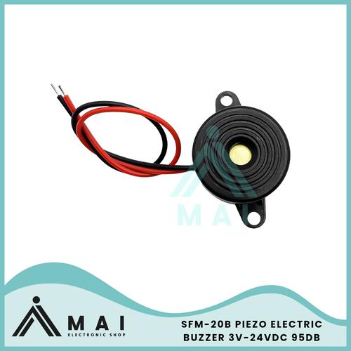 Promo Buzzer Alarm 95DB Piezo Electric SFM-20B 3-24VDC - Kota Surabaya ...