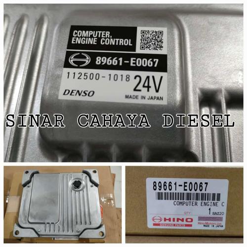 Jual KOMPUTER CONTROL 89661-E0067 ENGINE BY FM280JD EURO 4 GENUINE ASLI ...