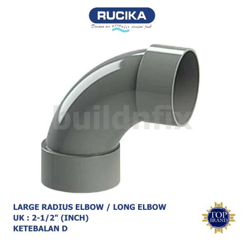 Jual RUCIKA LONG ELBOW / LARGE RADIUS ELBOW PVC 2-1/2" (Inch) D - Kota Surabaya - buildnfix ...