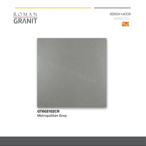 Jual Roman Granit 60x60 Metropolitan Grey / Granit Lantai Abu-Abu Matt ...