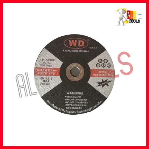Jual WD Cutting Wheel 7 Inch / Batu Potong 7 x 2.5 MM - Jakarta Barat ...