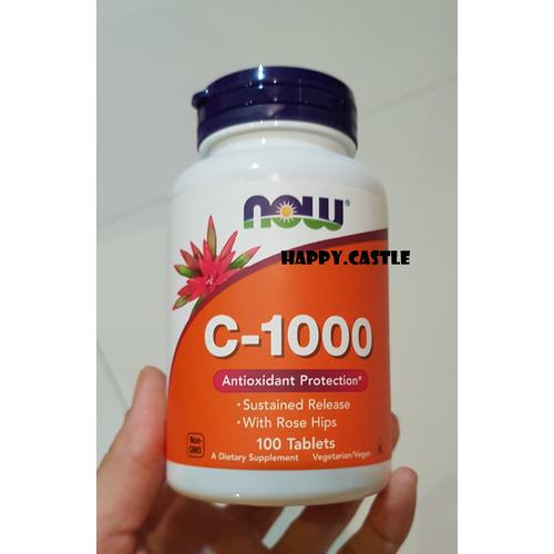 Jual NOW FOODS vitamin C - 1000mg isi 100 tablet Now Vitamin C 1000mg C ...