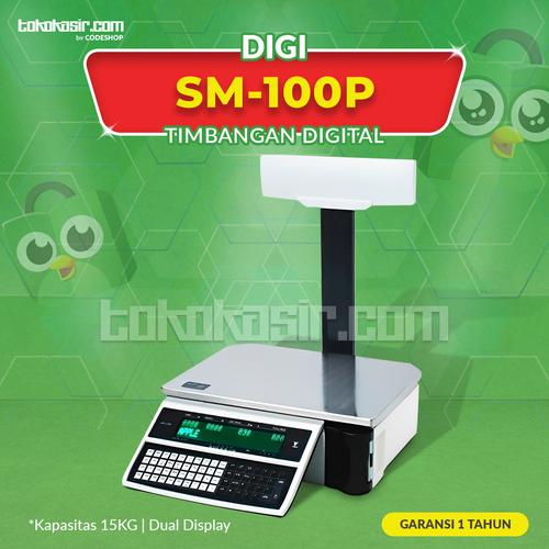 Jual TIMBANGAN BUAH SAYUR PRINT LABEL HARGA DIGI SM100 P - DIGI SM 100 ...