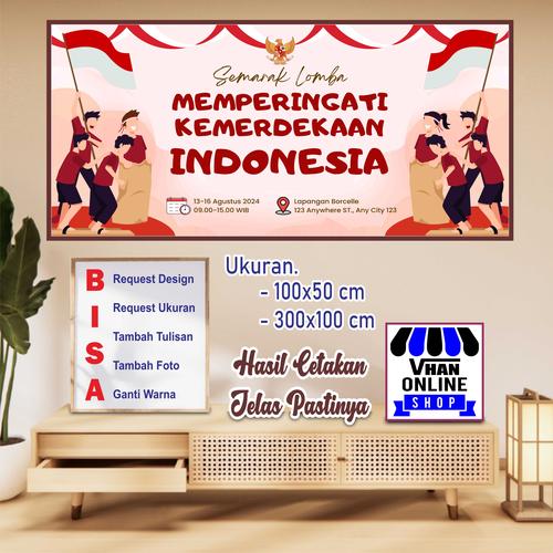 Jual Cetak Spanduk Banner MMT Semarak Lomba Kemerdekaan RI Dirgahayu ...