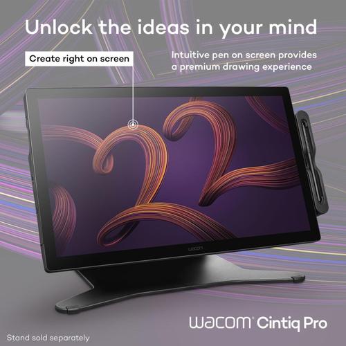 Promo Wacom DTH227K0A Cintiq Pro 22 drawing tablet with screen; 4K UHD ...