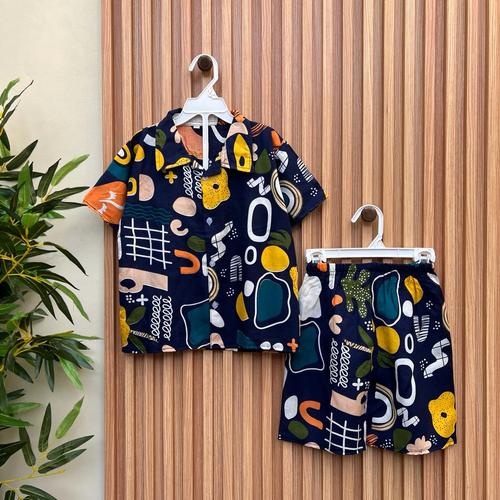 Promo Nana Kids - Setelan Baju Anak Kemeja Anak Bahan Rayon Usia 1-5 ...