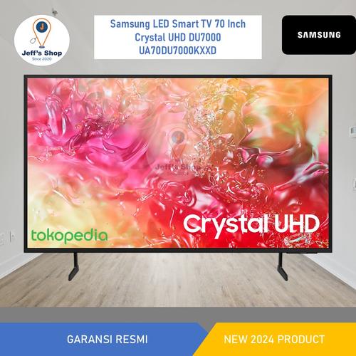 Jual Samsung Smart TV 70 inch Crystal UHD 4K UA70DU7000K [NEW 2024 ...