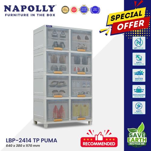 Jual NAPOLLY LBP 2414 TP Rak Sepatu / Locker Box Serbaguna 2 Tower 8 ...