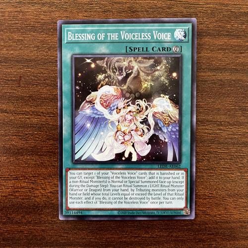 Jual YuGiOh Blessing of the Voiceless Voice LEDE Common - OCG AE Asian ...