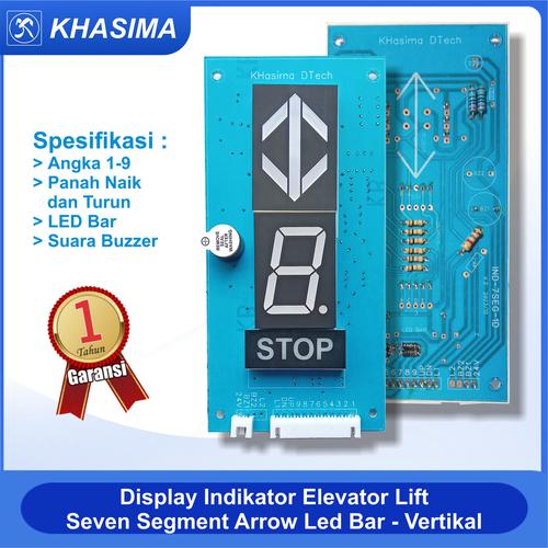 Jual Indikator Display Elevator Lift Seven Segment Arrow Led Bar ...