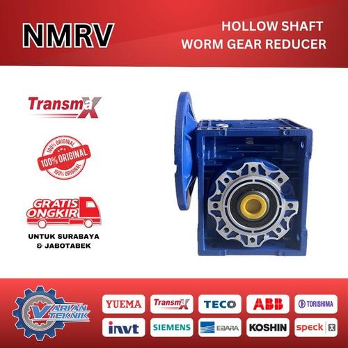 Jual Gear Box NMRV Hollow Shaft 063 Ratio 7,5 - 100 Transmax / Worm Gear TMRV 063 - Jakarta ...