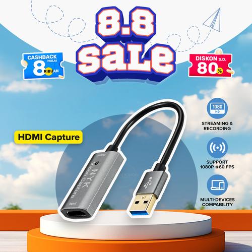 Promo Hdmi Video Capture Usb 3.0 4k 1080p NYK HC-5 - Jakarta Pusat ...