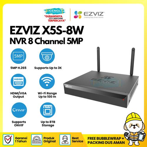 Jual NVR Ezviz Wireless 8 Channel by Hikvision NVR X5C-8CH - NVR HIKV ...