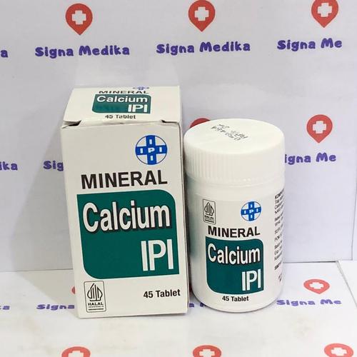 Jual Vitamin Mineral Calcium Ipi Isi 45 Tablet - Vitamin Tulang - Kota ...