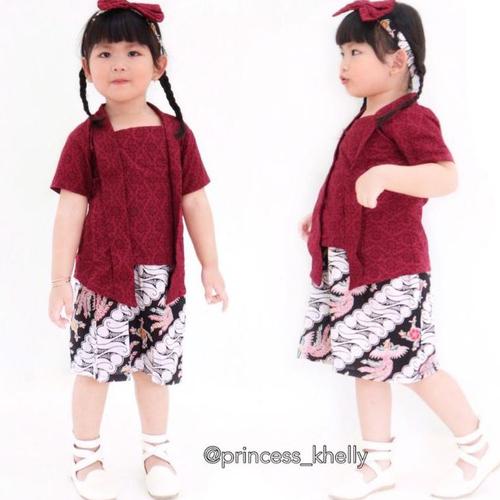Jual Kolleksii Set Kebaya Anak Perempuan Caca Kids / Kebaya Anak ...