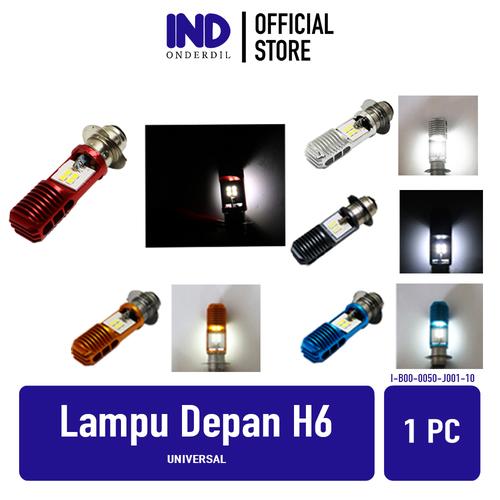 Jual Lampu Depan-Utama H6 8 LED 2 Sisi 8+8 Watt T19 Terang Warna Putih ...