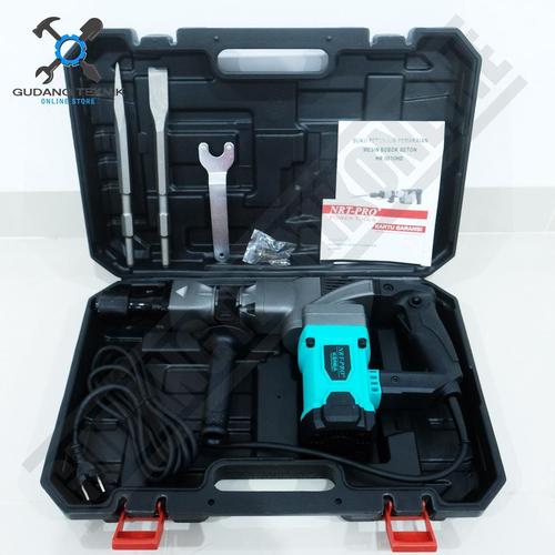 Jual DEMOLITION HAMMER NRT PRO HM0810 0810HD / Mesin Bor Bobok Tembok Beton HM 0810 HD - Jack ...