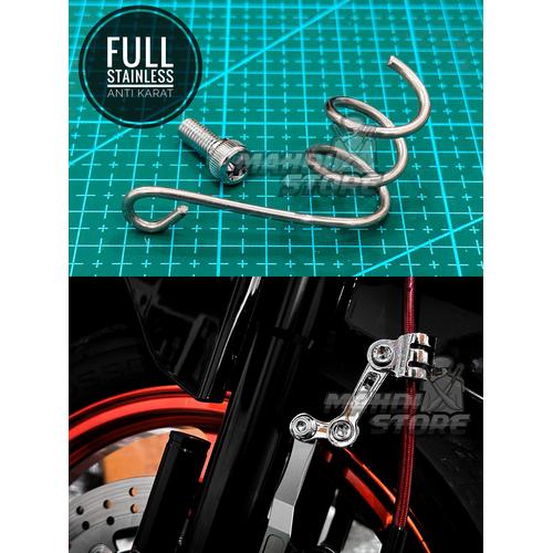 Jual DUDUKAN BREKET BRACKET SELANG REM CAKRAM SOK DEPAN CNC VARIO BEAT ...