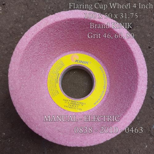 Jual Flaring Cup Wheel 4 Inch 100 x 50 x 31.75 Grit 46 60 80 Batu ...