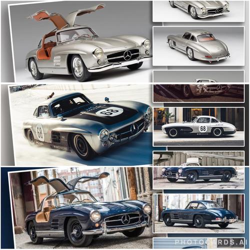 Jual DCM 1/64 300SL Mercedes Benz Gullwing W198 IWC SCHAFFHAUSEN Livery ...