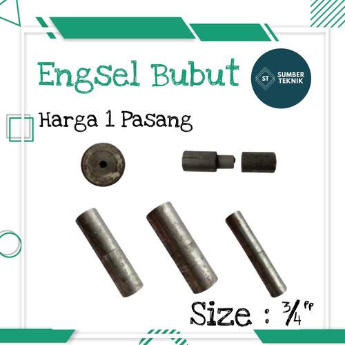 Jual Engsel Pagar Engsel Pintu Besi Engsel Bubut 3/4 Inch 3/4" - Kota ...