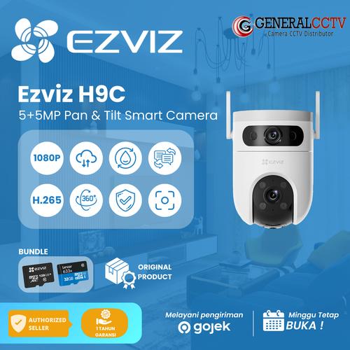 Jual Ezviz H9c Dual 3K 5MP+5MP Dual-Lens Pan & Tilt Wi-Fi Camera - H9C ...