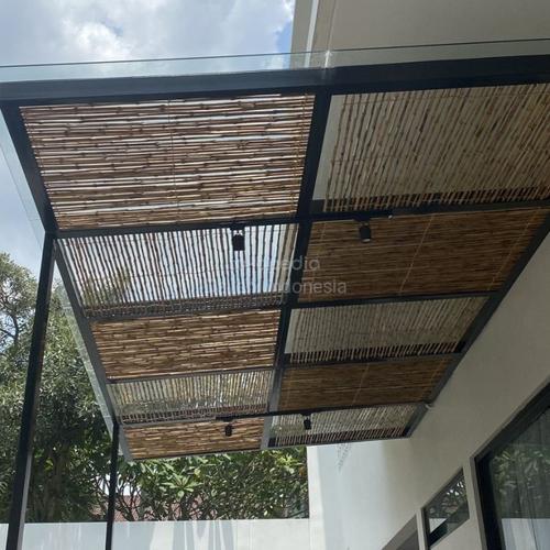 Jual Atap Bambu/Krei Bambu Penahan Panas Atap Kaca Dayani Indonesia 60 ...