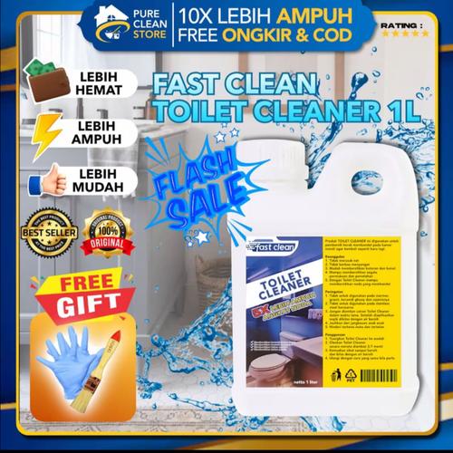 Promo fastclean cairan pembersih penghilang kerak lantai keramik kamar ...