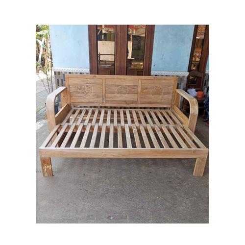 Promo bale bangku sofa sorong 2in1 daybed kayu jati solid motif ukir ...