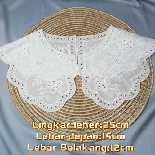 Jual Bordir Kerah Besar Dijahit Motif Bunga Matahari Lucu - Jakarta ...