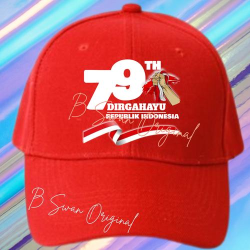 Jual Topi Jaring Jala Hat Trucker HUT RI KE 79 17 Agustus 1945 - 17 ...