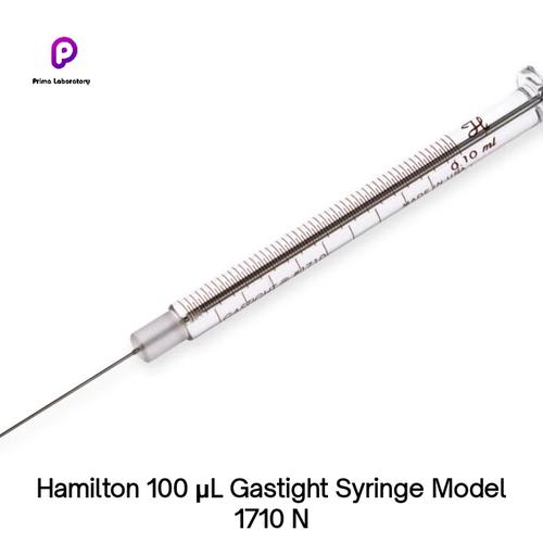 Jual Hamilton 100 µL Gastight Syringe Model 1710 N, Cemented Needle ...