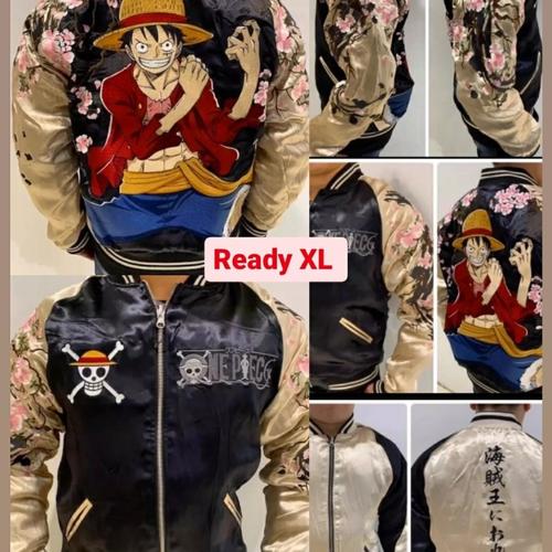 Jual Official Jacket Onepiece/ Sukajan ONE-PIECE Luffy Full Bordir ...