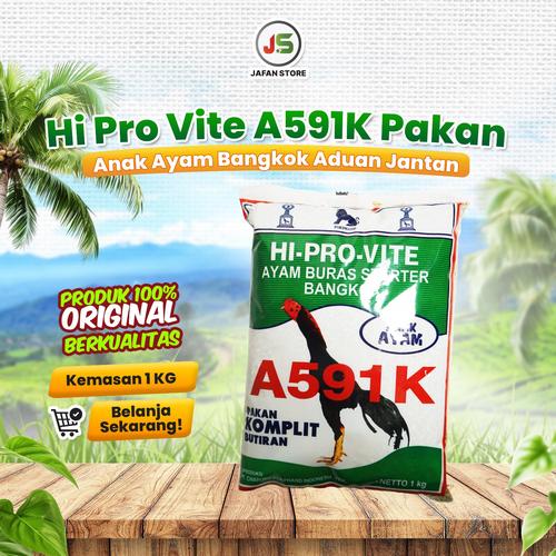 Jual Hi Pro Vite A591K Pakan Anak Ayam Bangkok Aduan Jantan (1 Kg ...