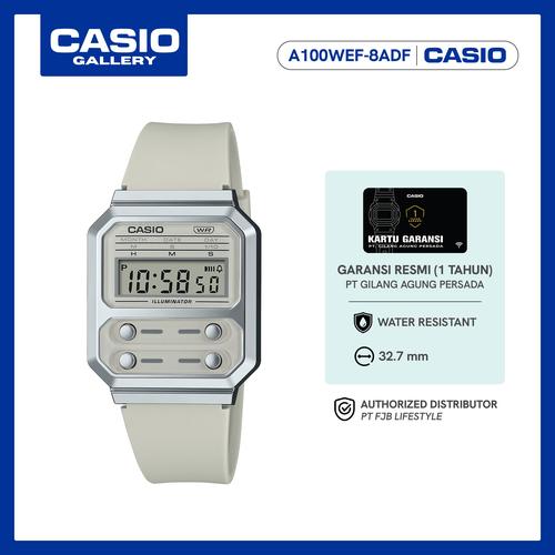 Promo Jam Tangan Vintage Unisex Casio General A100WEF-8ADF Digital ...