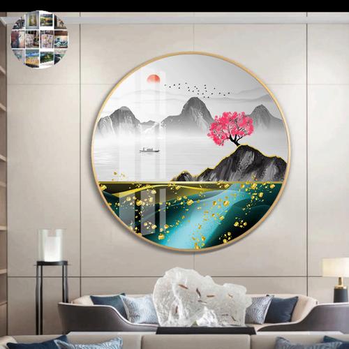 Promo LUKISAN Pemandangan model bulat - Kab. Bandung - Nurilaa art ...