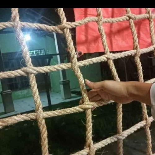 Promo jaring outbound manila 14mm jaring pengaman jaring panjat ...