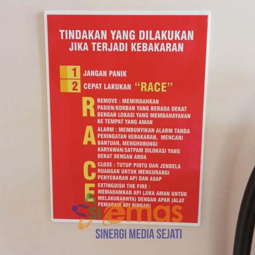Jual Akrilik Tanda Apar | Akrilik Alat Pemadam Api Ringan | Segitiga ...