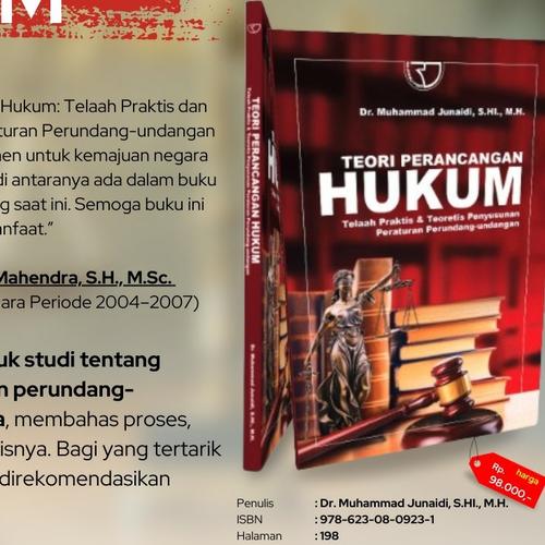 Jual teori perancangan hukum muhammad junaidi original - Jakarta Pusat - Positive Book | Tokopedia
