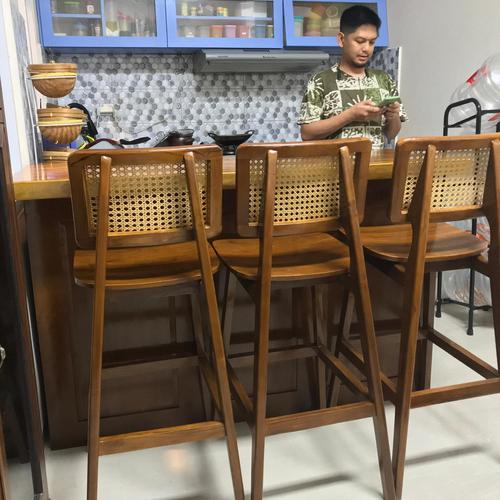 Jual Meja mini bar set kursi 3 kayu jati custom-Mini bar set jati ...