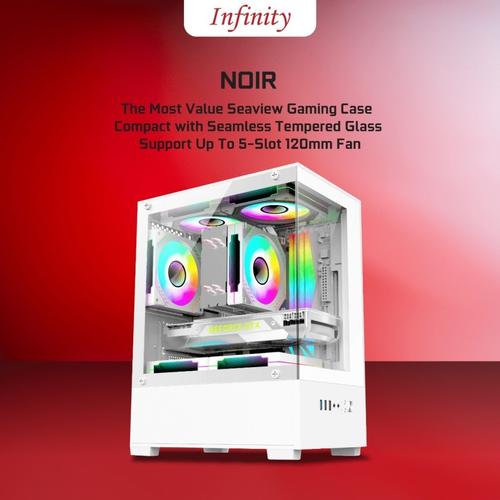 Jual SpaceX Casing mATX PC Case Gaming Infinity Noir - Jakarta Pusat ...