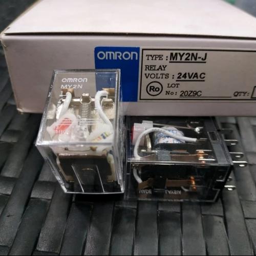 Jual relay my2/my2n 24vac 8 kaki original/relay my2n 24vac original ...