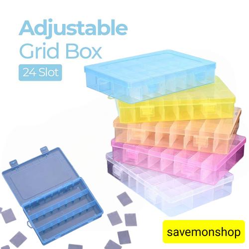 Jual Kotak Sekat 9 Bisa dilepas Box Komponen Aksesoris Pancing Jahit ...