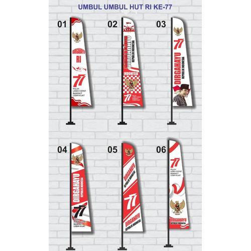 Jual BENDERA UMBUL UMBUL MERAH PUTIH HUT RI 77 / BENDERA KEMERDEKAAN RI ...