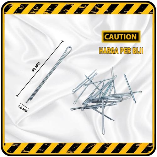 Jual SPLIT PEN SPIPEN PIN KLIP KAWAT KANCING PENAHAN MUR BAUT PANJANG 4 ...