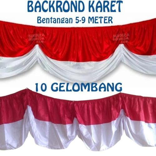 Jual New Bendera panjang Bendera background karet bendera istana ...