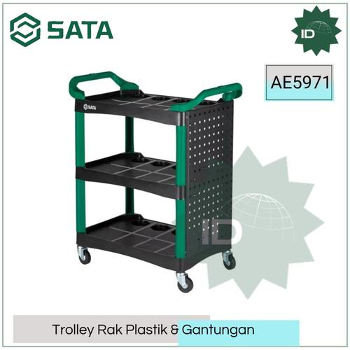 Jual Trolly Rak Plastik Perkakas & Gantungan AE5971 Sata Tools ...